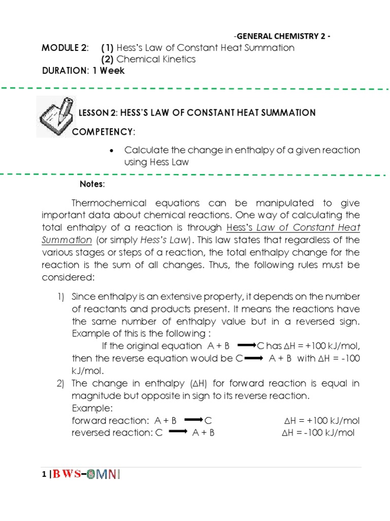 General Chemistry Module 2 PDF | PDF | Reaction Rate | Catalysis
