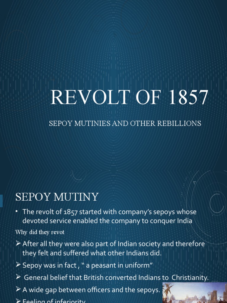 Mutinies Before 1857 History | PDF | Indian Rebellion Of 1857 | British Raj