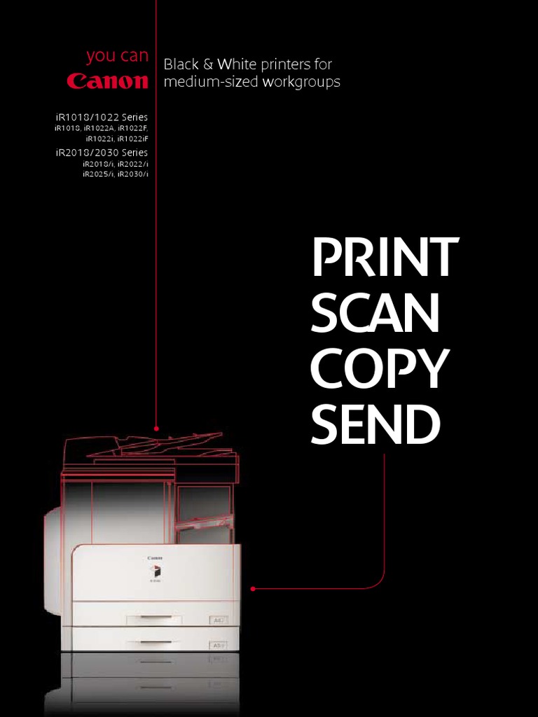 Canon Ir2018 Ir2030 Ir2018i Ir2022i Ir2025i Ir2030i Brochure | PDF ...