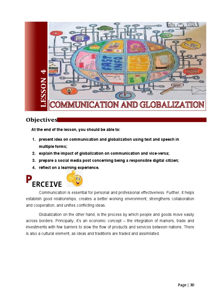 Lesson 4 Purposive Communication Document | PDF | Starbucks | Globalization