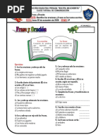 La Oración y La Frase para Segundo Grado de Primaria | PDF | Oración