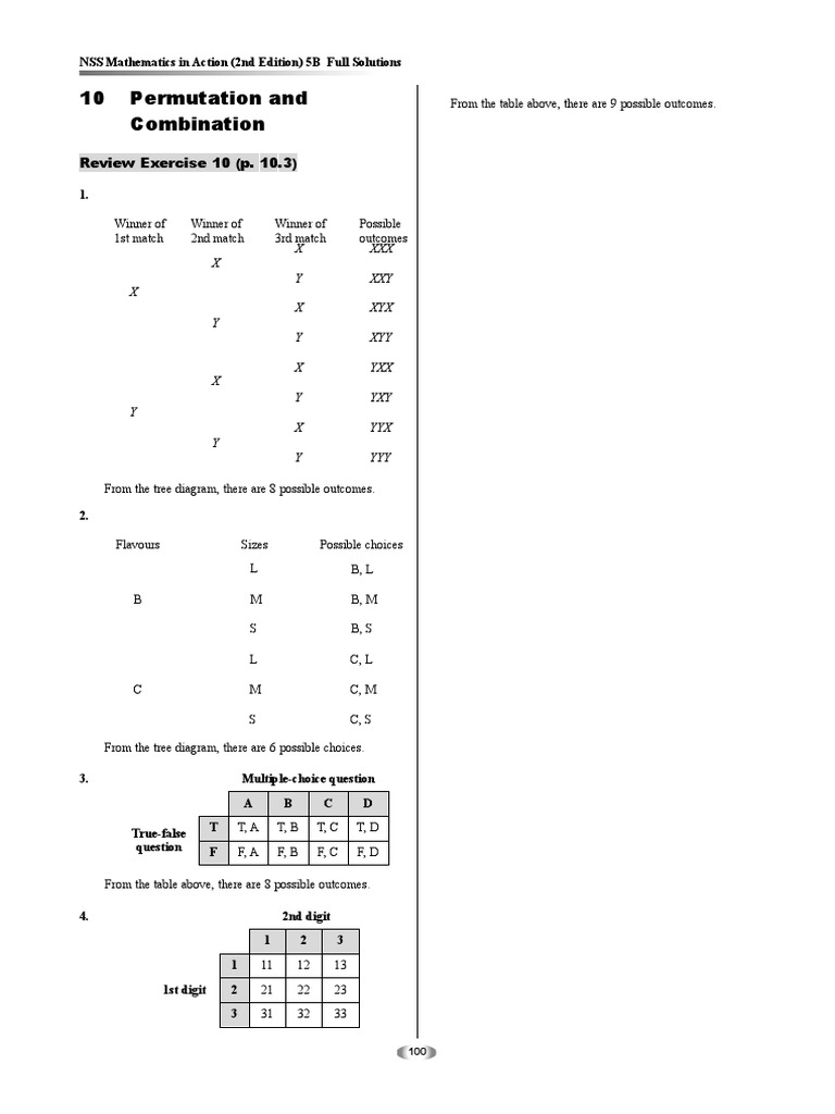 5B10 Exercise E | PDF | Teaching Mathematics