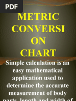 Metric Conversion Chart | PDF