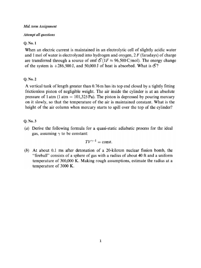 Mid. Term Assignment Attempt All Questions | PDF