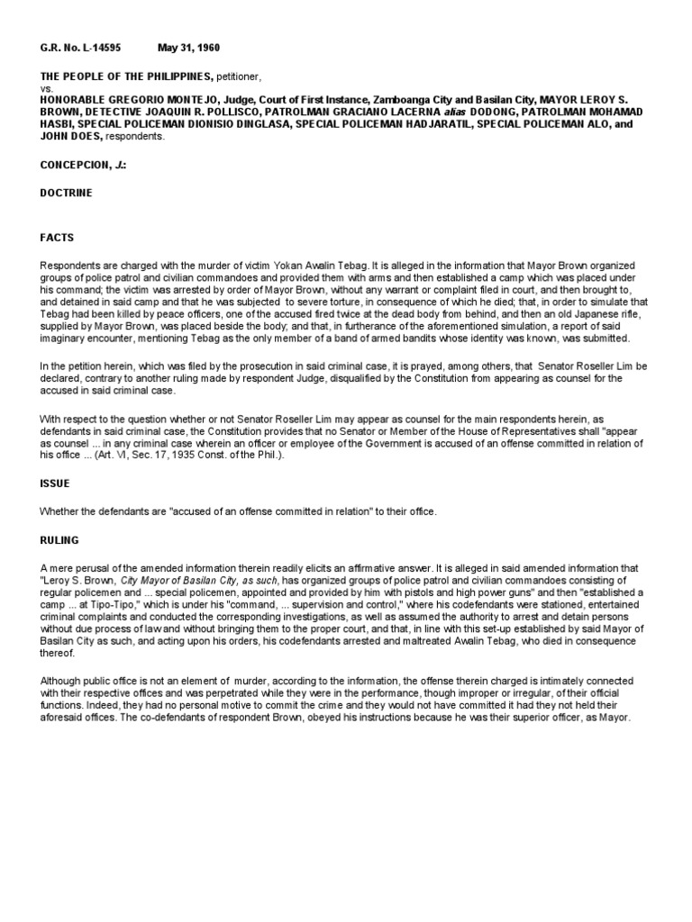 Done - 3. People v. Montejo | PDF | Defendant | Crime & Violence