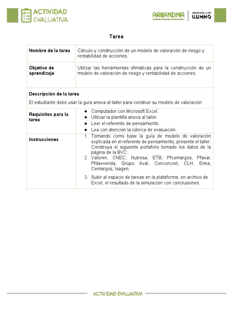 Actividad Evaluativa - Eje3 PDF | PDF