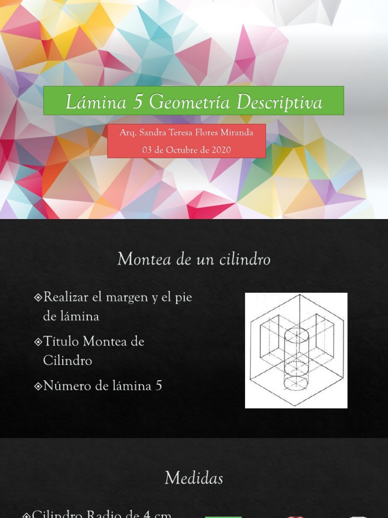 Lámina 5 Geometría Descriptiva | PDF