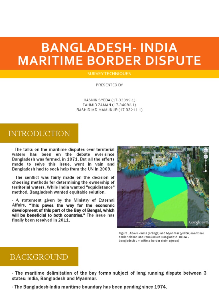 Bangladesh-India Maritime Boundary Dispute | PDF | Exclusive Economic ...
