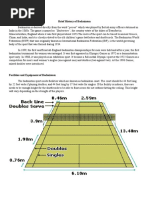 History and Background of Badminton | PDF | Referee | Racquet Sports