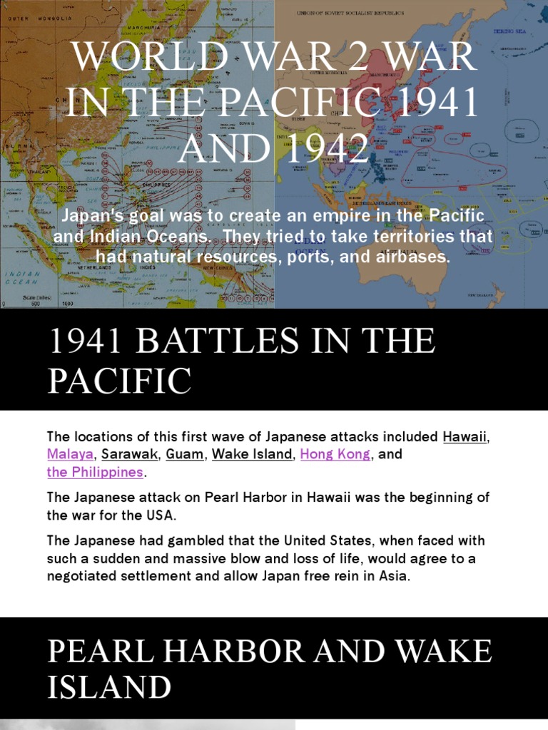 War in The Pacific From Pearl To Midway | PDF | Battle Of Midway ...