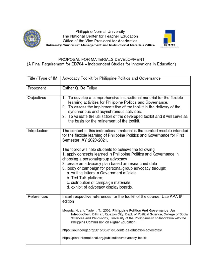 University Curriculum Management and Instructional Materials Office | PDF | Learning | Behavior ...