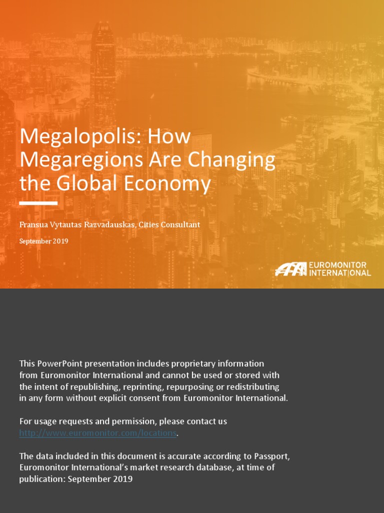 Megalopolis: How Megaregions Are Changing The Global Economy | PDF ...