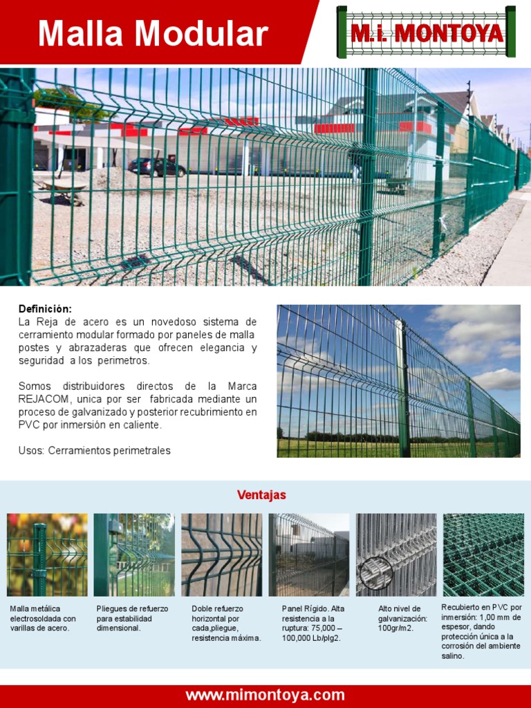 La malla modular: Un sistema de cerramiento versátil y duradero | PDF ...