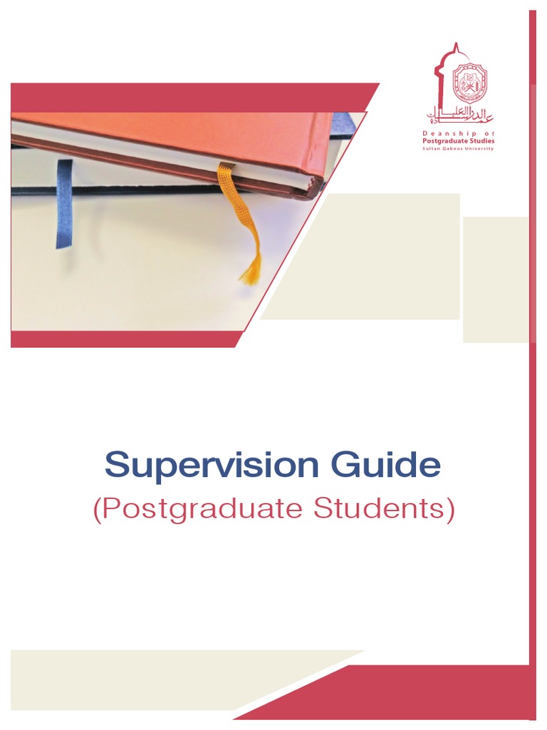 Supervision Guide: (Postgraduate Students) | PDF | Thesis ...