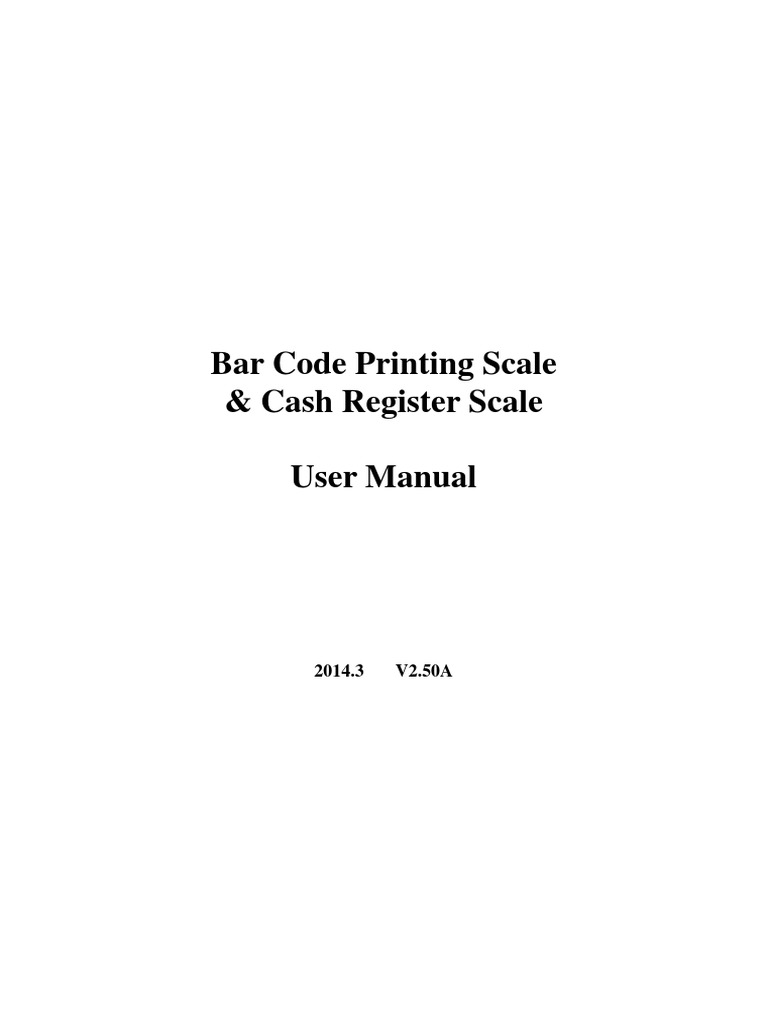 TMA Label Printing Scale User Manual PDF | PDF | Computer Keyboard ...