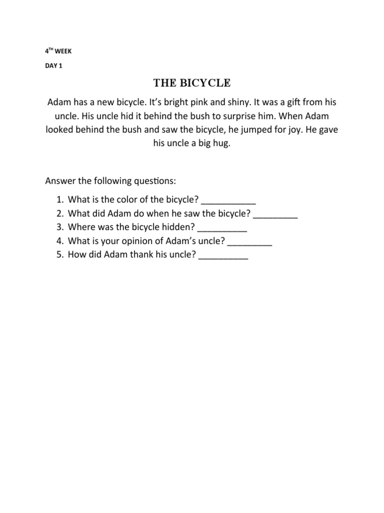 Grade 2 Short Stories | PDF