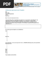 Sample Letter of Collaboration 2025 | PDF