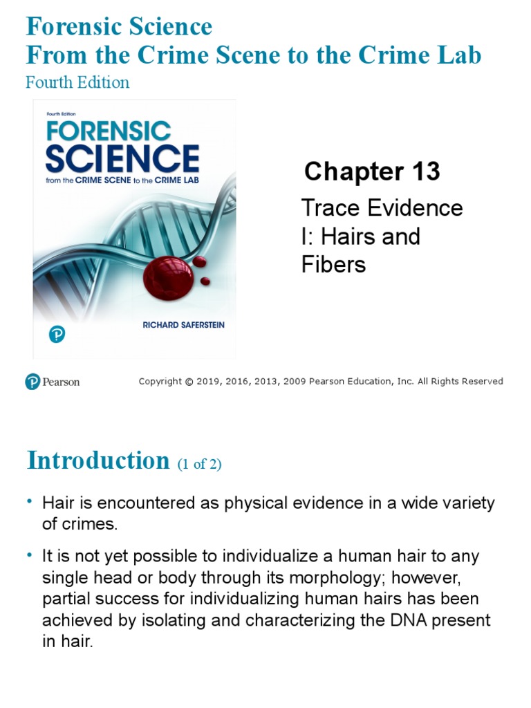 Trace Evidence I: Hairs and Fibers: Fourth Edition | PDF | Hair | Nature
