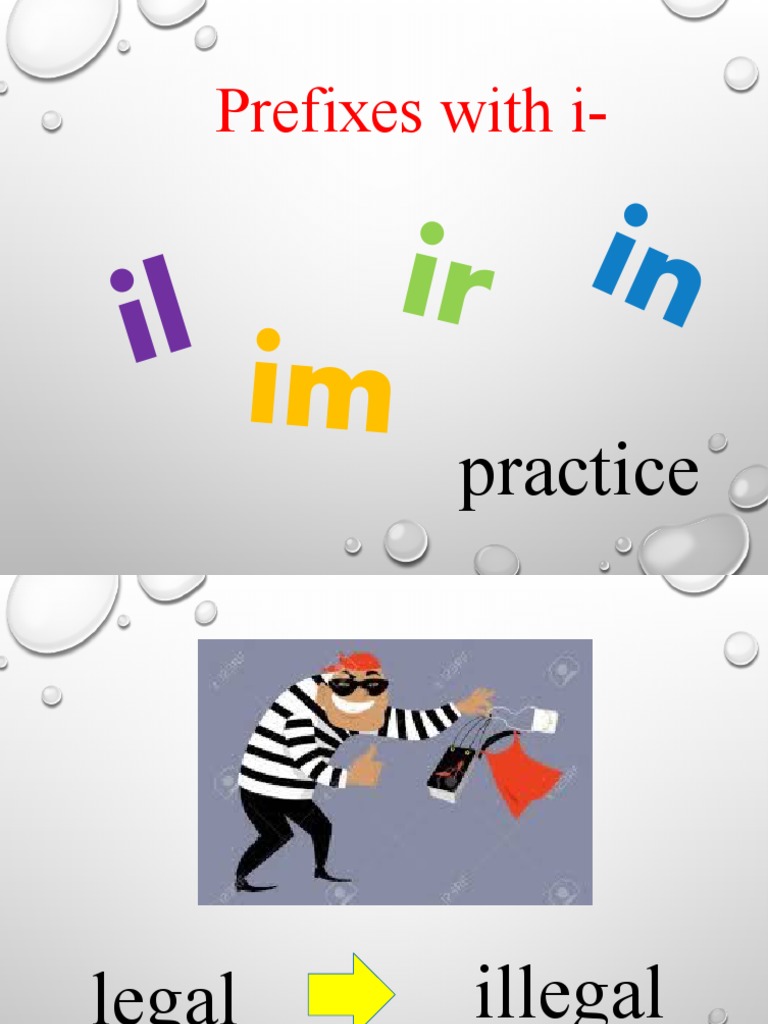 Prefixes With I | PDF