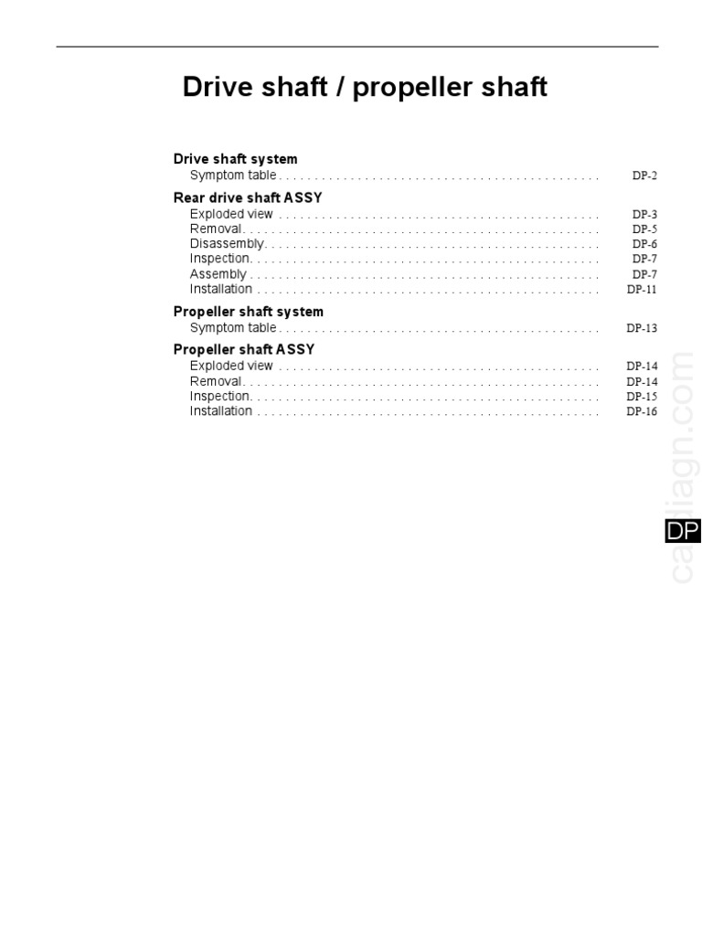 16 Drive Shaft | PDF | Axle | Propeller