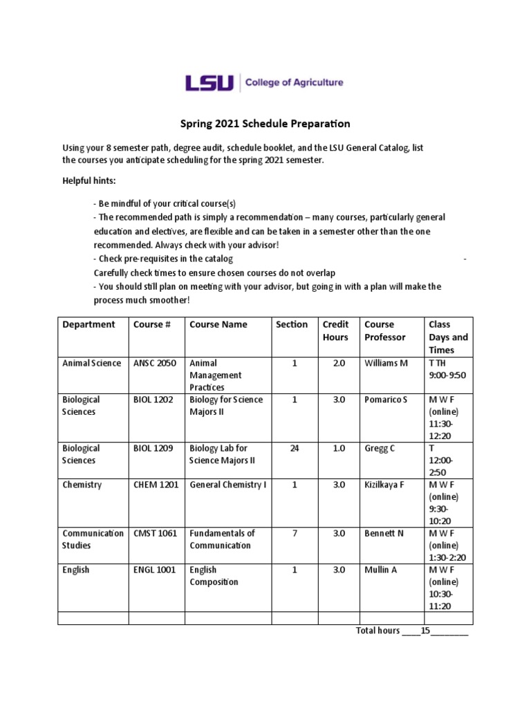 Spring 2021 Course Planning Guide | PDF | Science | Science And Technology