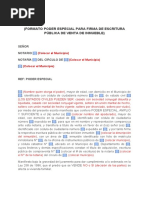 Carta Poder para Tramites Funerarios | PDF | Derecho