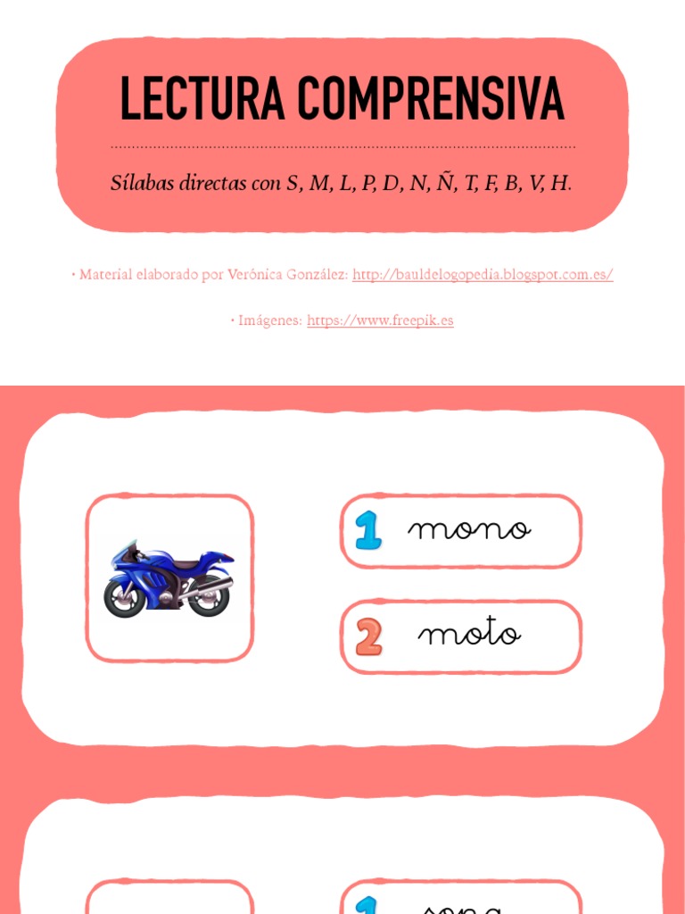 Lectura Comprensiva Ruta Fonologica PDF | PDF