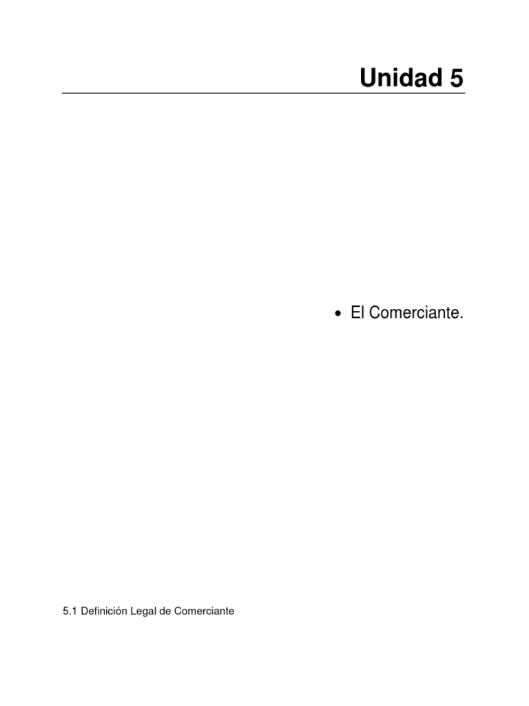 Capacidad Legal para Ejercer Comercio | PDF | Gobierno | Instituciones ...