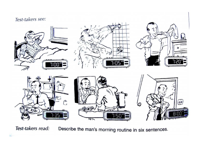 Daily Routines-Picture Story | PDF