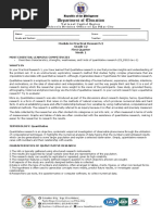 Lesson Plan in Practical Research 1 | PDF | Quantitative Research ...