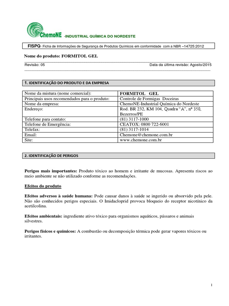 FORMITOL | PDF | Embalagem e rotulagem | Desperdício