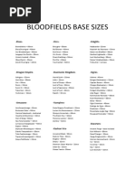 Warhammer Base Size Reference Chart | PDF | History