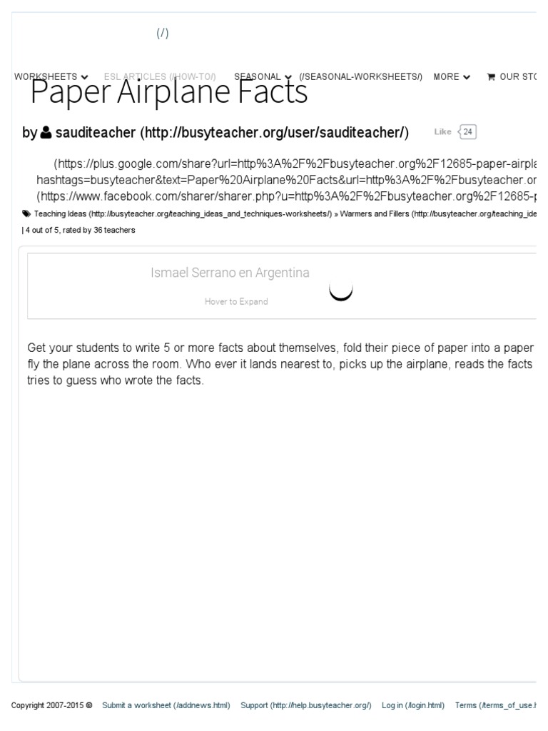 Paper Airplane Facts: Ismael Serrano en Argentina | PDF