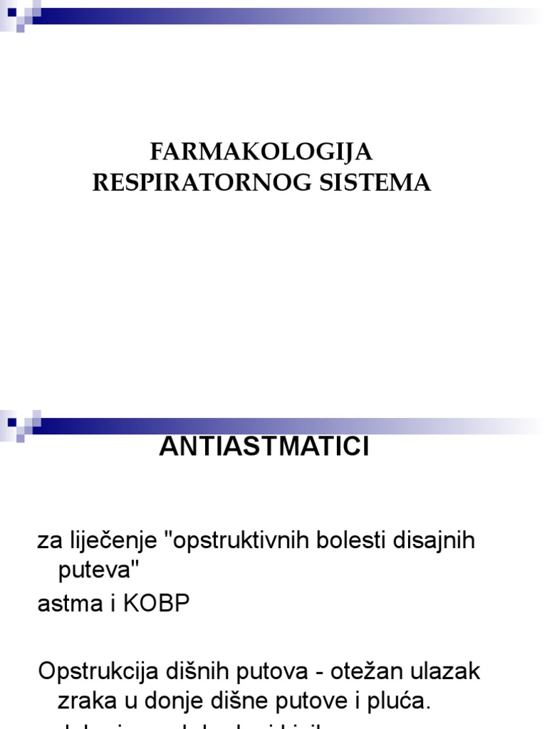 Respiratorni Trakt | PDF