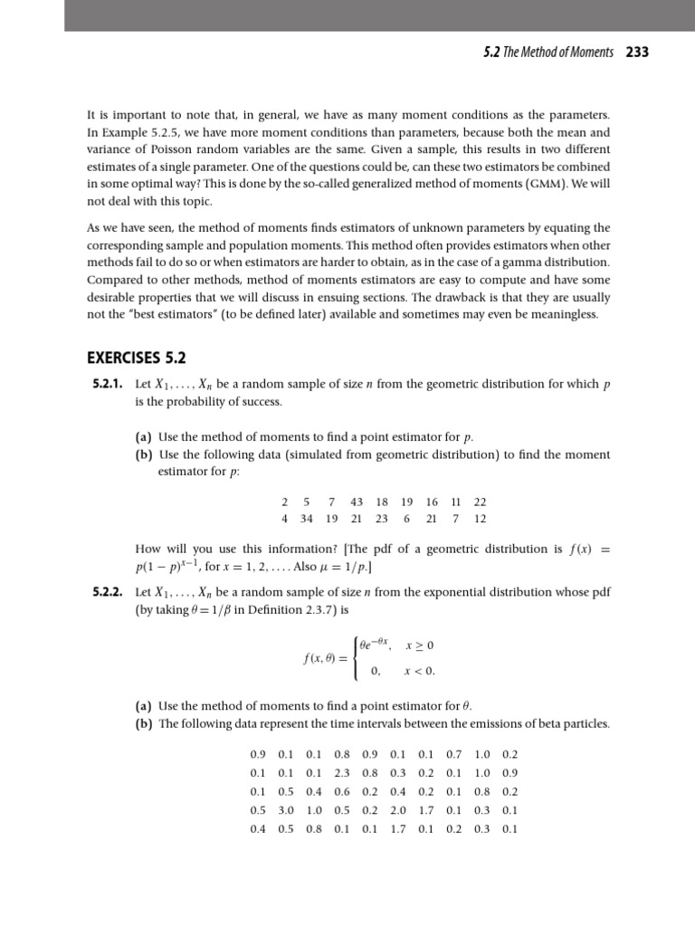 Point Estimation Exercises | PDF | Bias Of An Estimator | Estimator