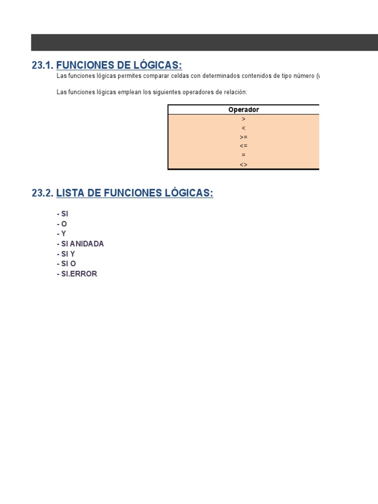 23 - Funciones Logicas | PDF | Science | Ciencia y Tecnología