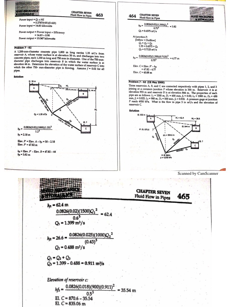3 Reservoir Problem in Gillesania | PDF