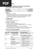 NCCP Antiemetic Guidance for SACT | PDF | Nausea | Vomiting