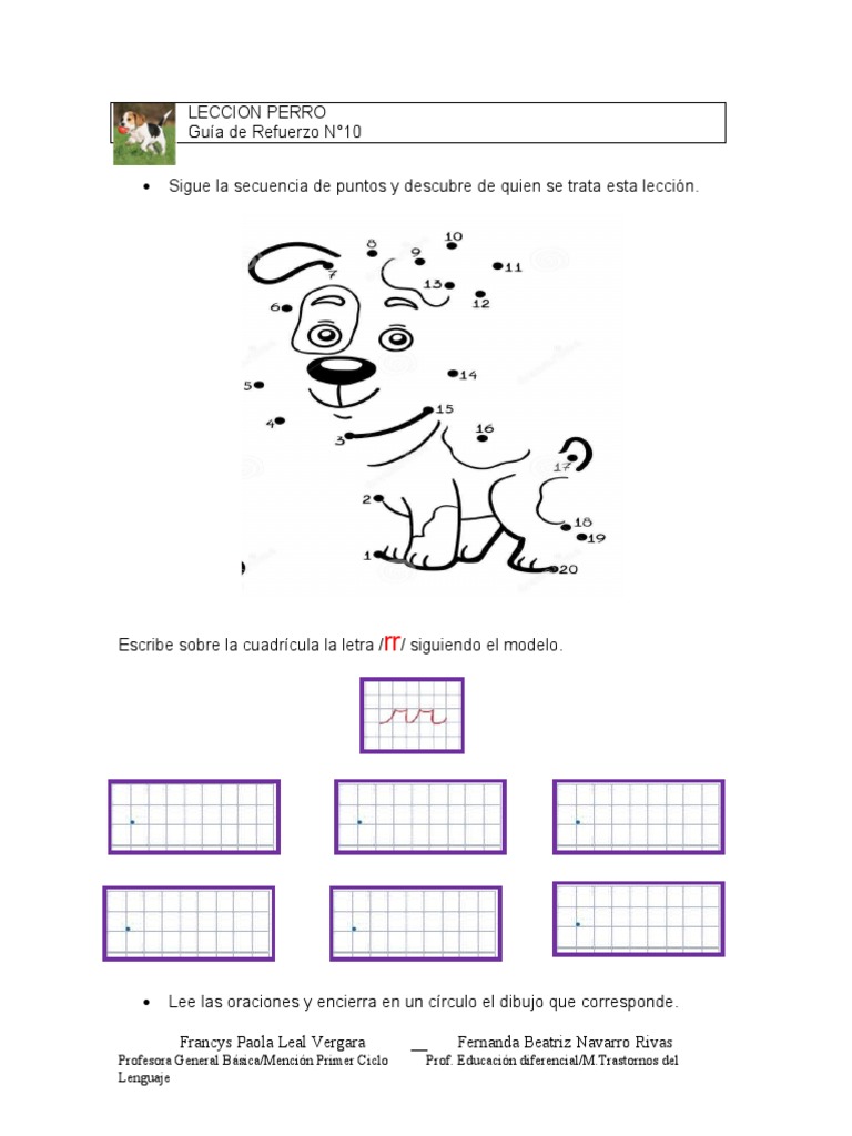 Lección 10 Perro | PDF | Artes del Lenguaje y Comunicación