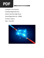 Technical Drawing SBA Sample | PDF | Technical Drawing