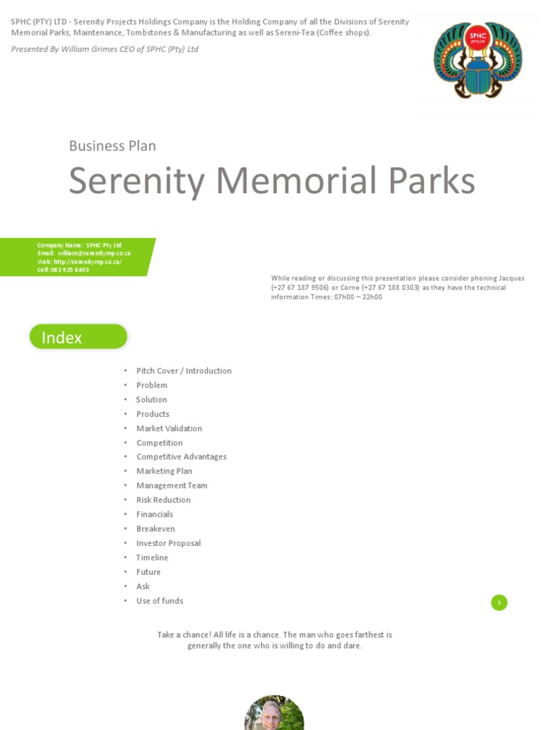 Cemetery Business Plan | PDF | Burial | Cemetery