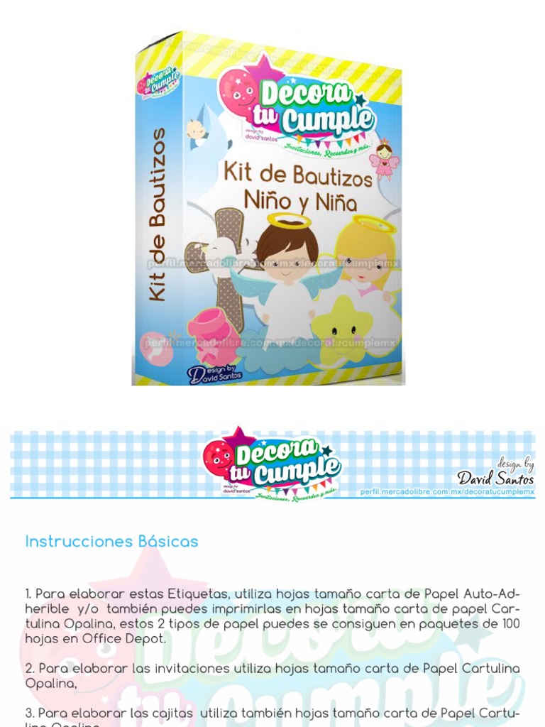 Kit Bautizo 2 | PDF