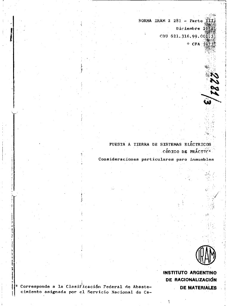 IRAM 2281 - Parte III | PDF