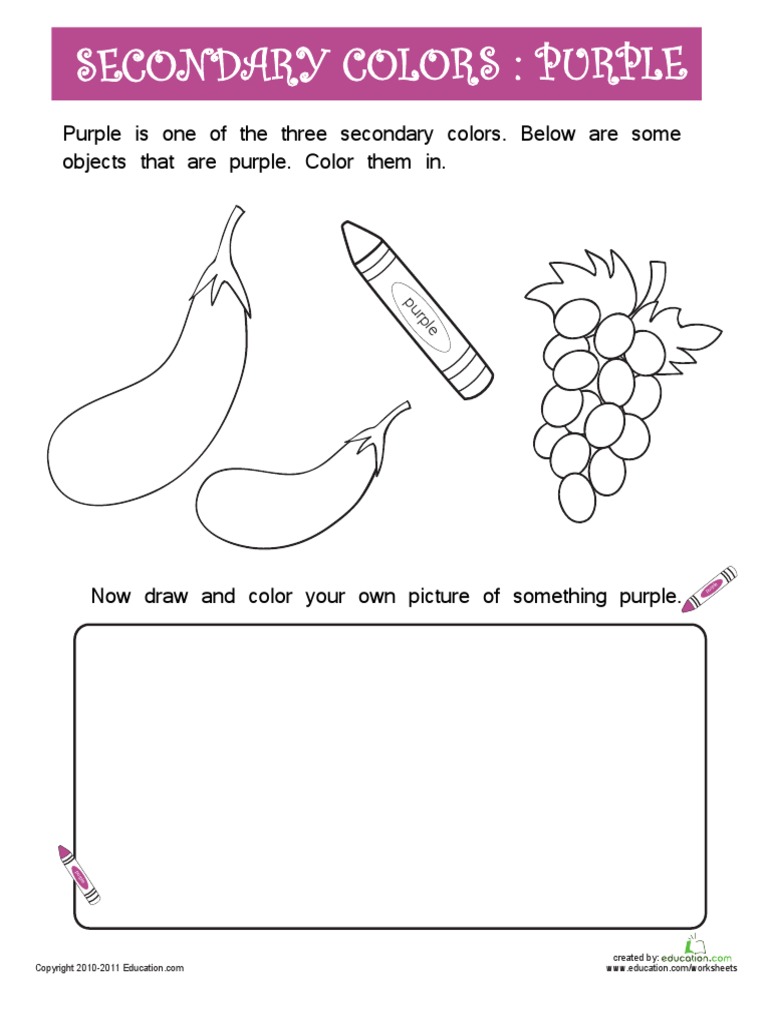 Secondary Colors Purple PDF | PDF