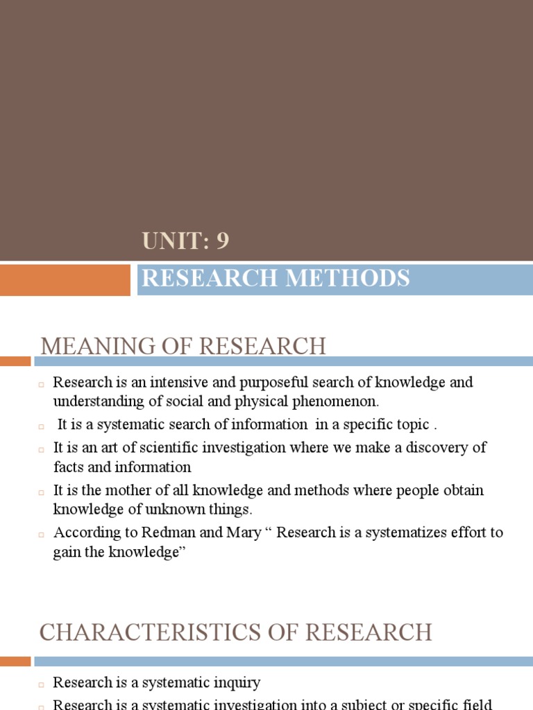 Understanding Research Methods | PDF | Quantitative Research ...
