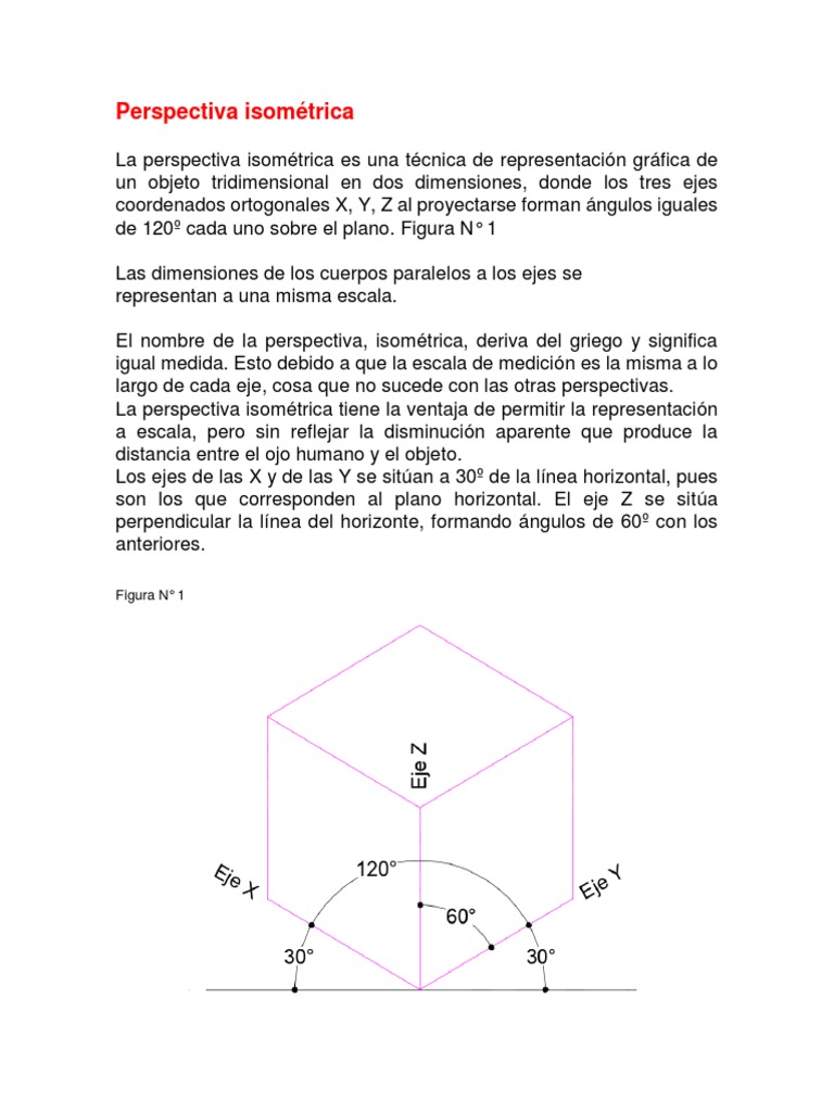 Introducción a la Perspectiva Isométrica | PDF | Perspectiva (Gráfica ...