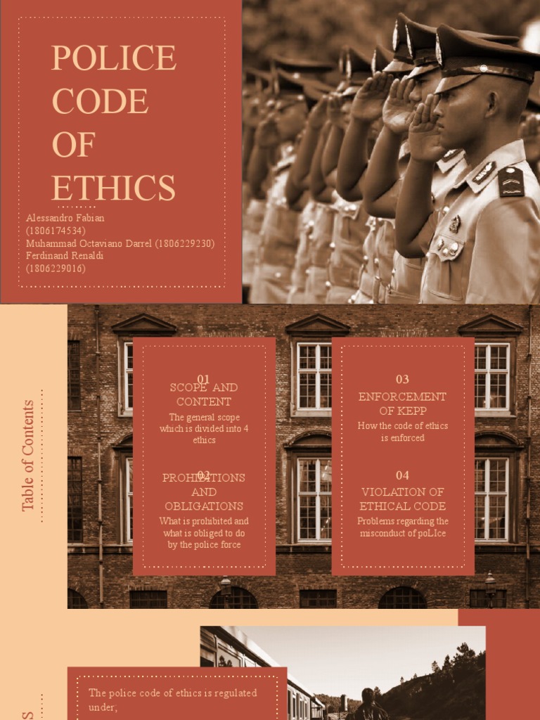 Indonesian Police Ethics Code | PDF | Police | Professional Ethics