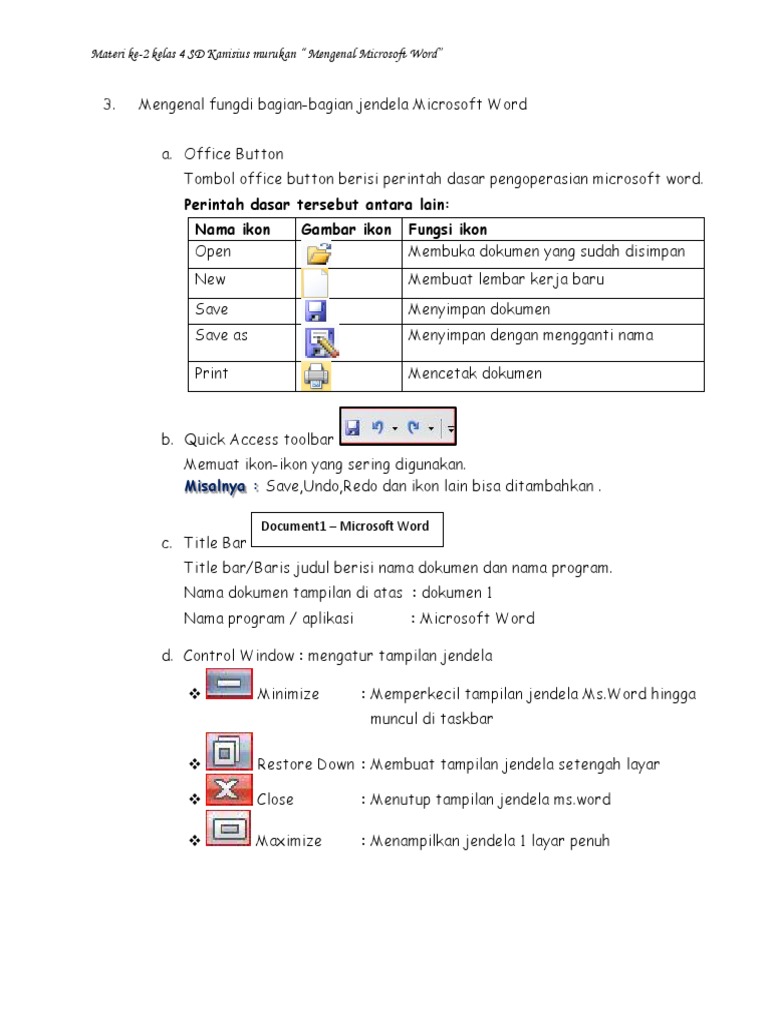4 Pert 2 Fungsi Bagian-Bagian Ms - Word PDF | PDF