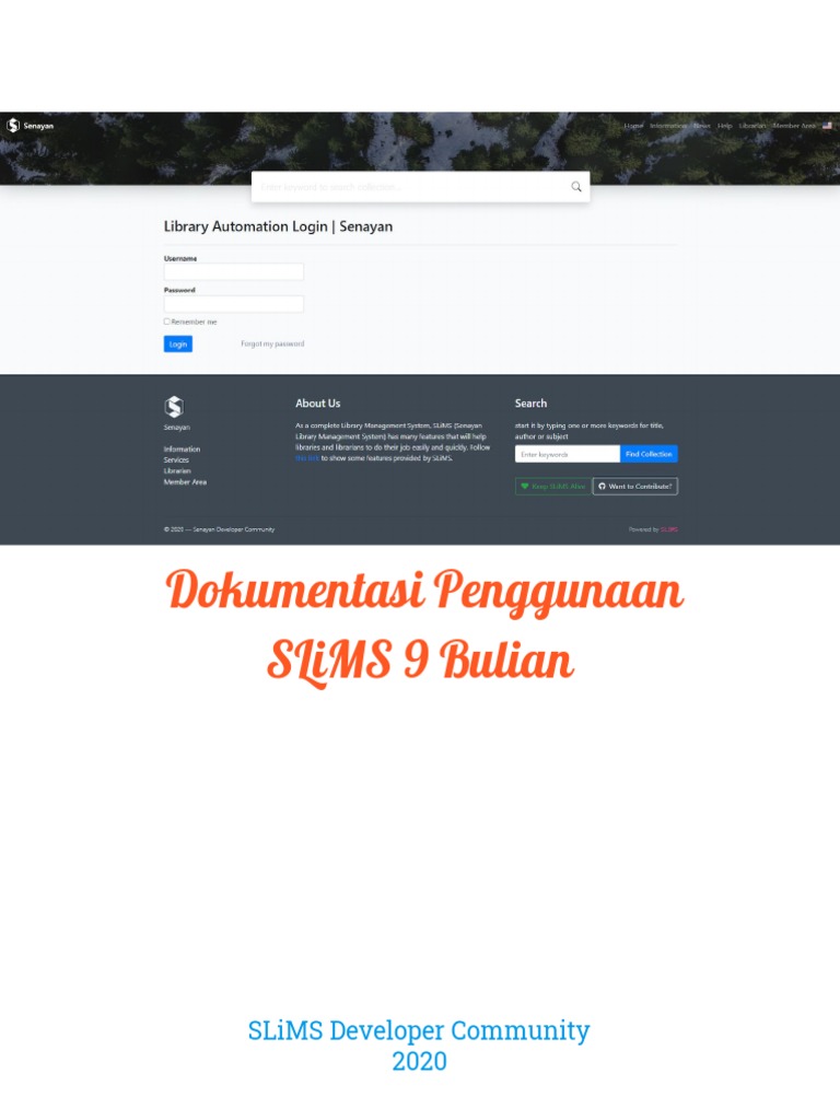 SLiMS 9 Bulian - Dokumentasi Penggunaan PDF | PDF