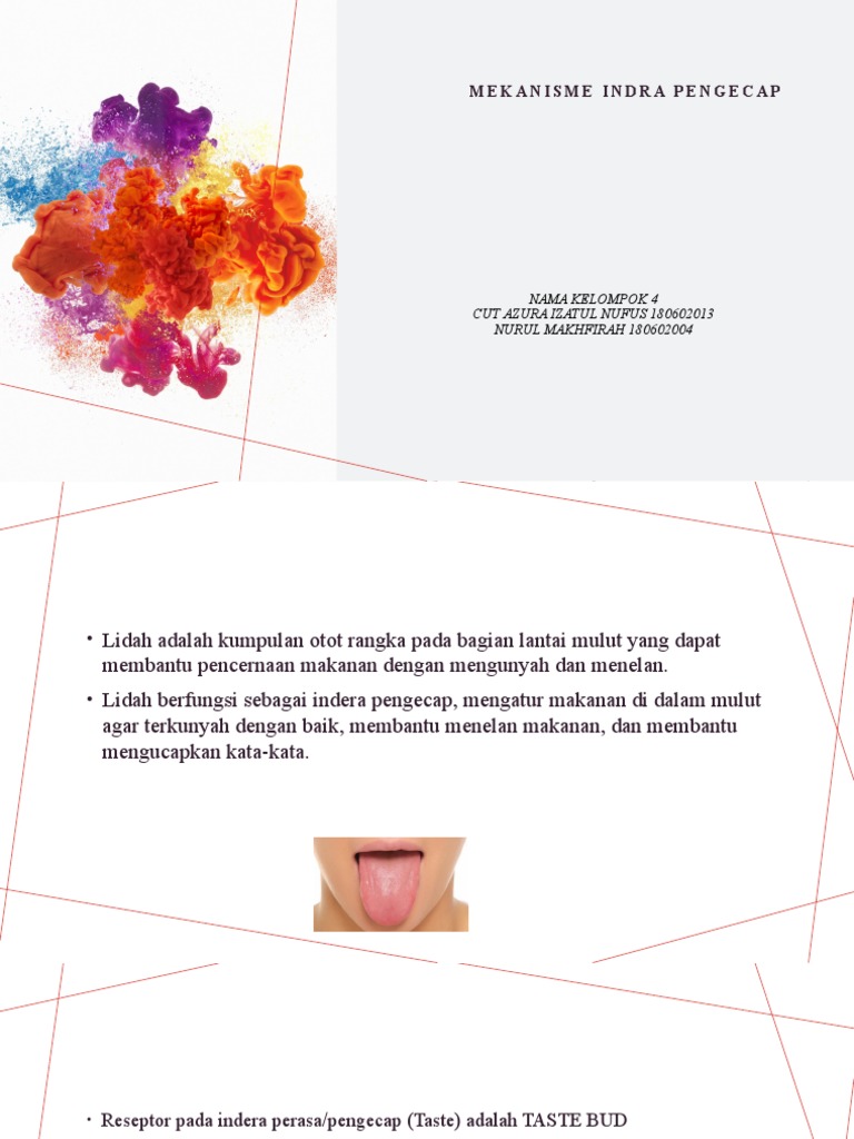Mekanisme Indra Pengecap pada Lidah | PDF | Kesehatan Holistik